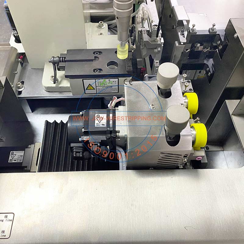 Insulated Terminal Sleeve Fitting and Wire Crimping Machine | JCWELEC