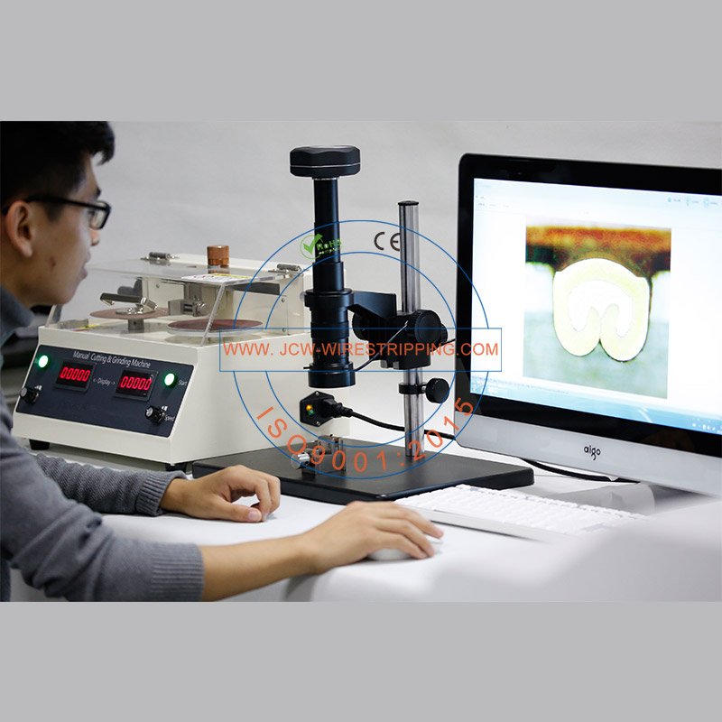 Automatic Wire Terminal Cut Grind Cross-section Analyze丨JCWelec
