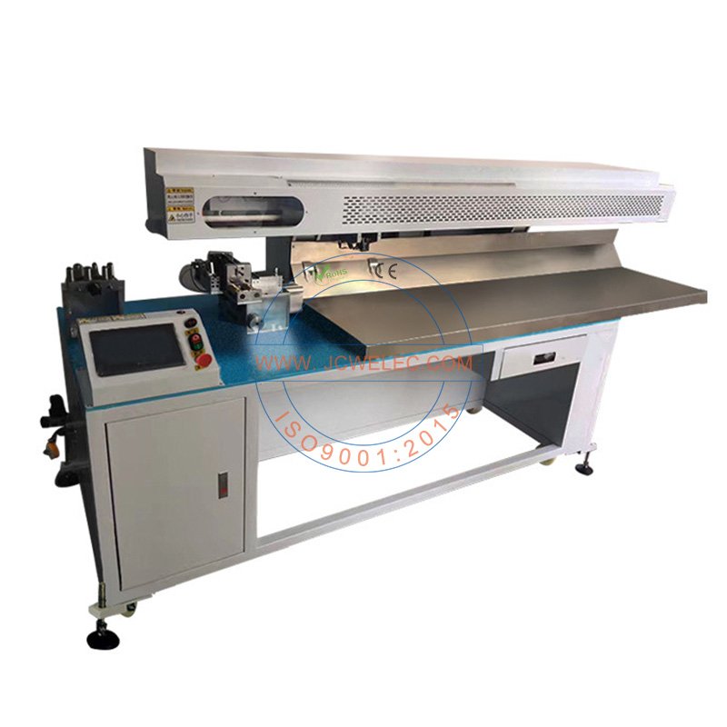Long Cable Cutting Stripping Pulling Stacking Machine | JCWelec