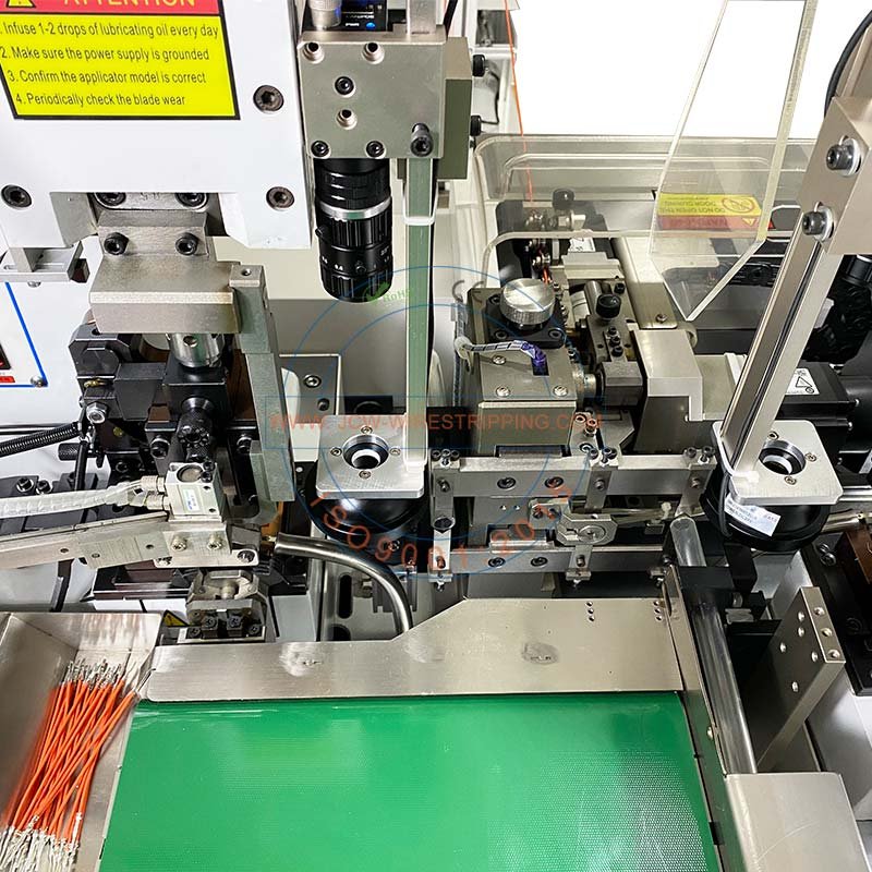 High-end Vision Detect 2-sided Wire Cut Strip and Terminate Machine ...