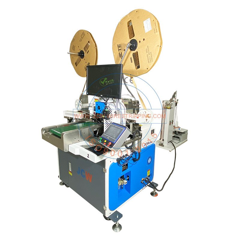 High-end Vision Detect 2-sided Wire Cut Strip and Terminate Machine ...