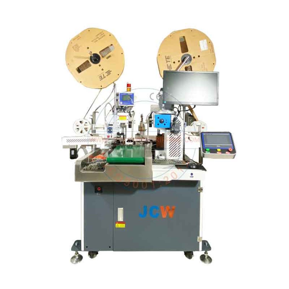 High-end Vision Detect 2-sided Wire Cut Strip and Terminate Machine | JCWelec