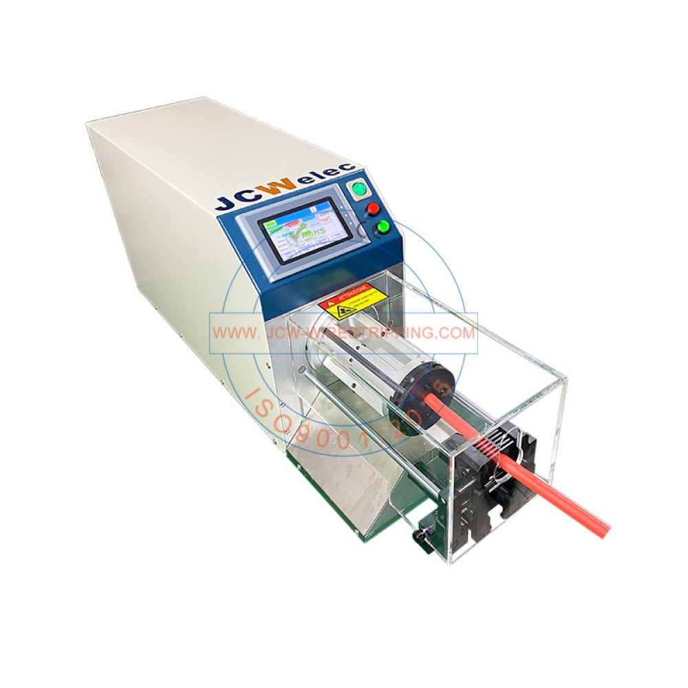 Semi-auto Coax Cable Stripping Machine [ 25mm O.D, 150mm Stripping ...