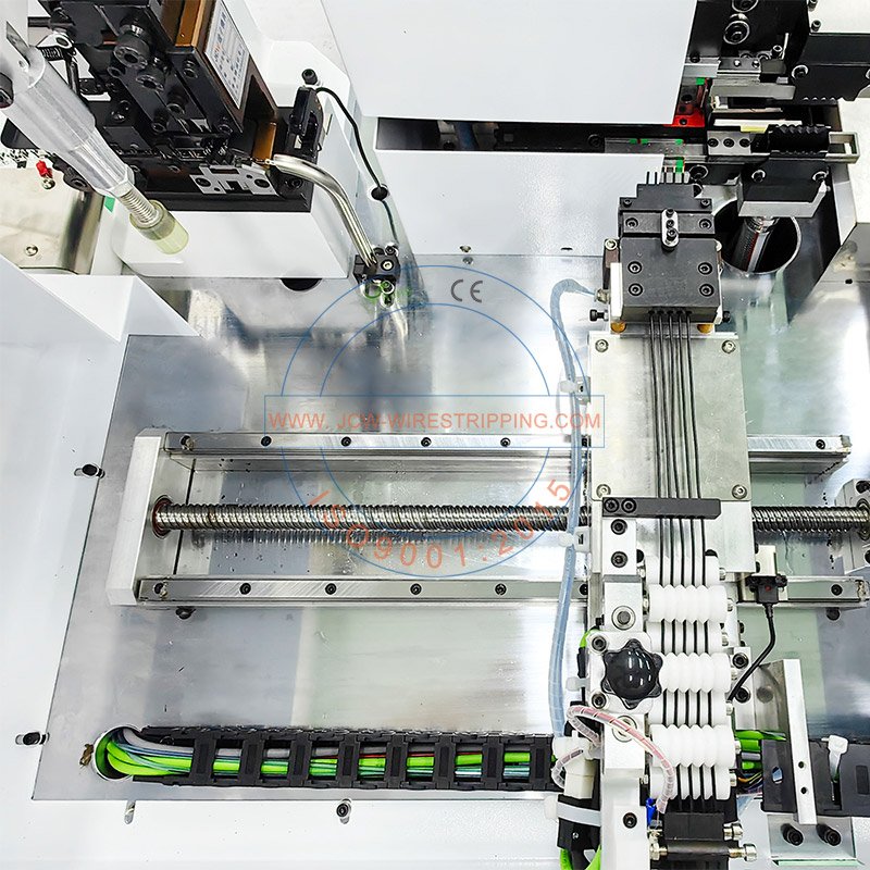Horizontal Transfer 5 Wires Stripping Tinning Machine | JCWelec