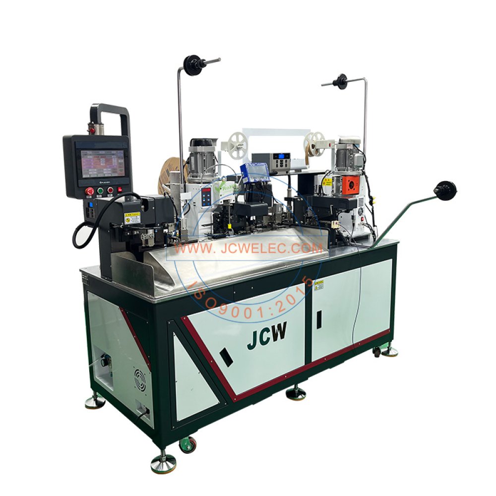 Wire Crimping to Heat Shrink Tube Printing & Shrinking Machine | JCWelec