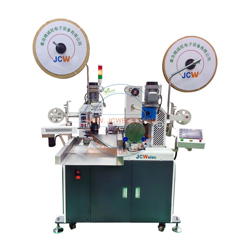 Automatic Dual-end Wire Crimping to Single-end Sealing Machine | JCWelec