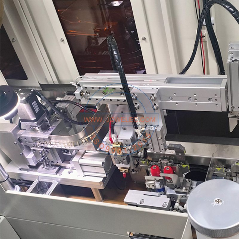 Fully-auto Coax Cable IPEX Crimping to Tinning Machine | JCWelec
